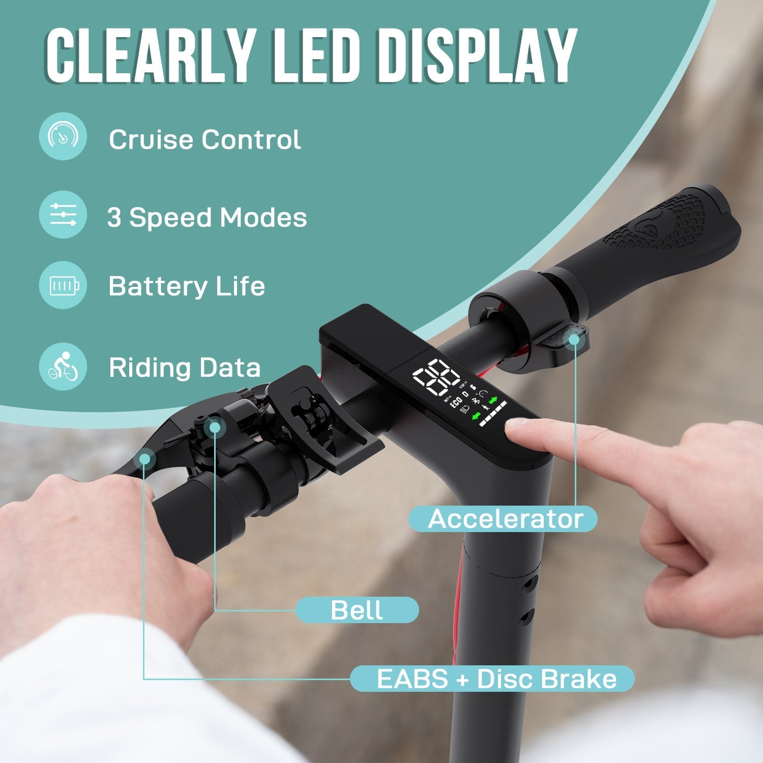 EVERCROSS EV85F Electric Scooter – uk.evercross.eu